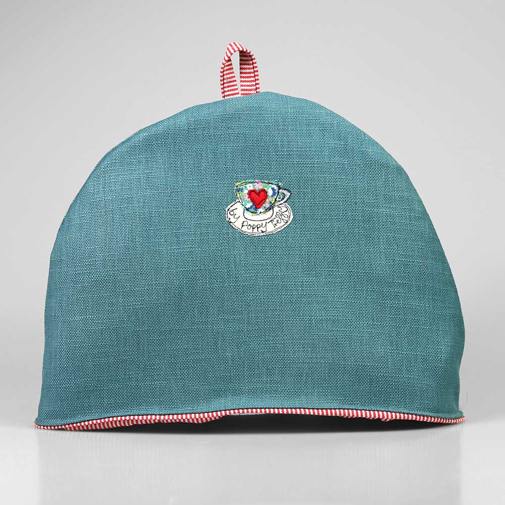 embroidered teapots tea cosy by poppy treffry – Poppy Treffry