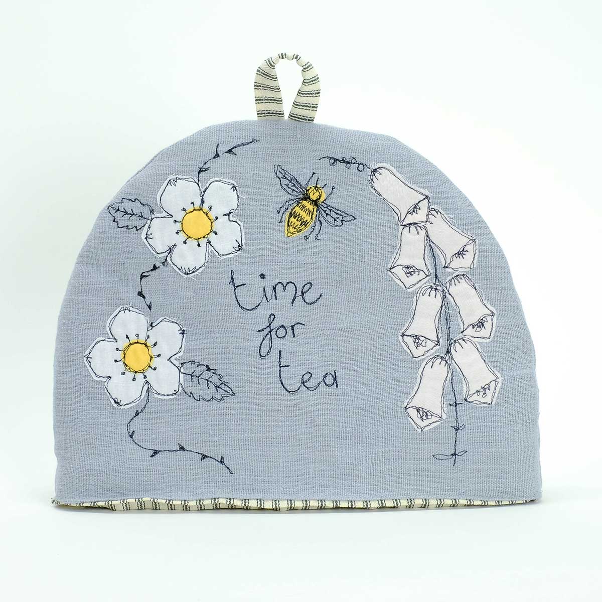 wild flowers - small tea cosy by Poppy Treffry