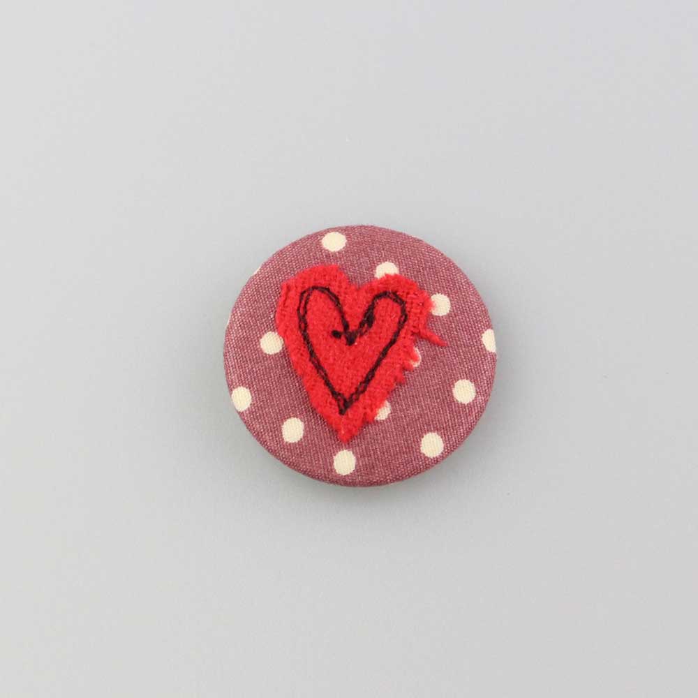 heart badge by poppy treffry – Poppy Treffry