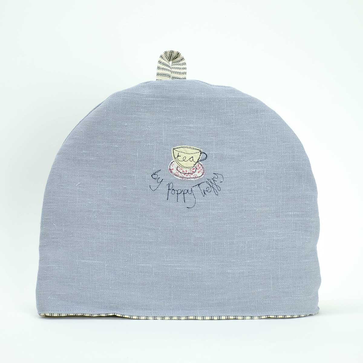 embroidered teapots tea cosy by poppy treffry – Poppy Treffry